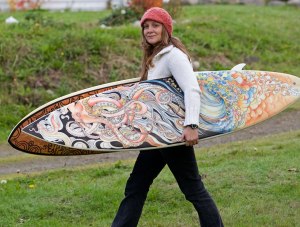 Trina Packard Takes (a few) Waves | Real Surfers